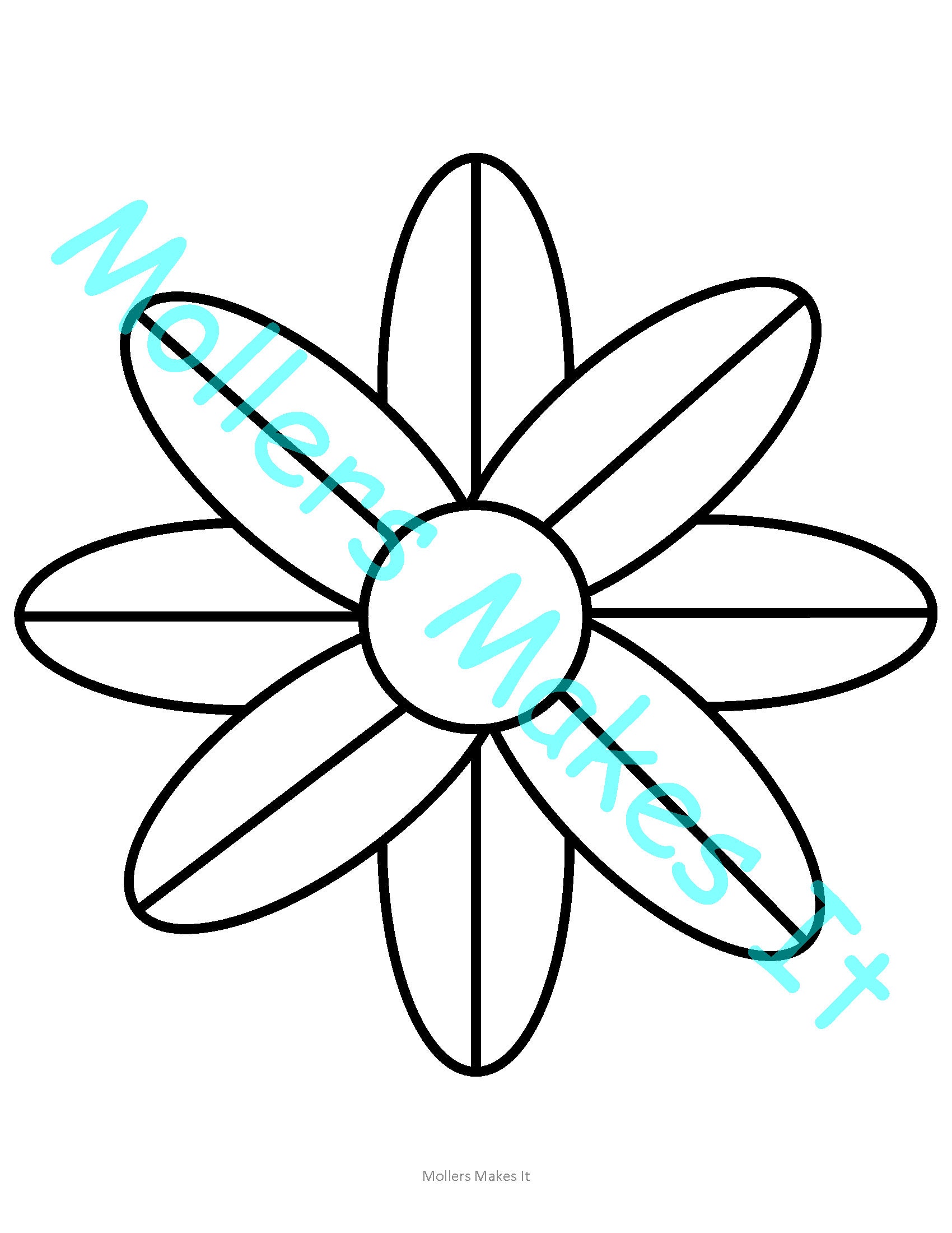 Friendly Flower Craft Template for Preschool Kindergarten - Etsy