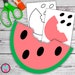 Watermelon Craft Template for Kids, Cut and Glue Craft Template ...
