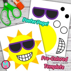 Sun Craft Template: Toddler Paper Craft Activity (PDF Download) - Etsy