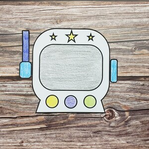 Space Helmet Craft Template for Preschool Kindergarten - Etsy