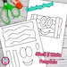 Hay Bale Craft Template: Printable Farm Cut & Glue Paper Craft for Kids ...