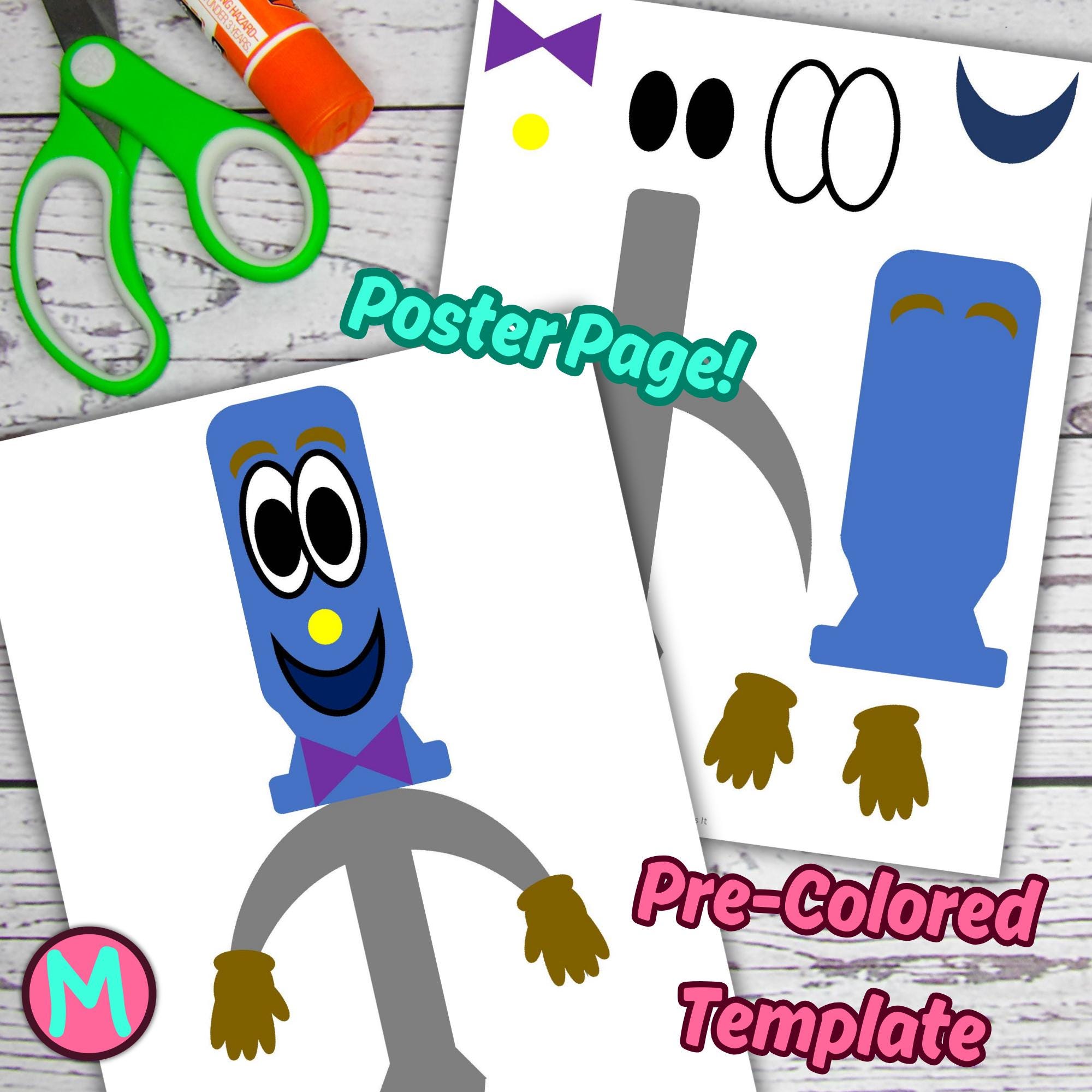 Screwdriver Craft Template for Kids in Preschool, Kindergarten Paper ...