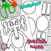 Elephant Craft Template for Kids in Preschool, Simple Elephant Cut and ...