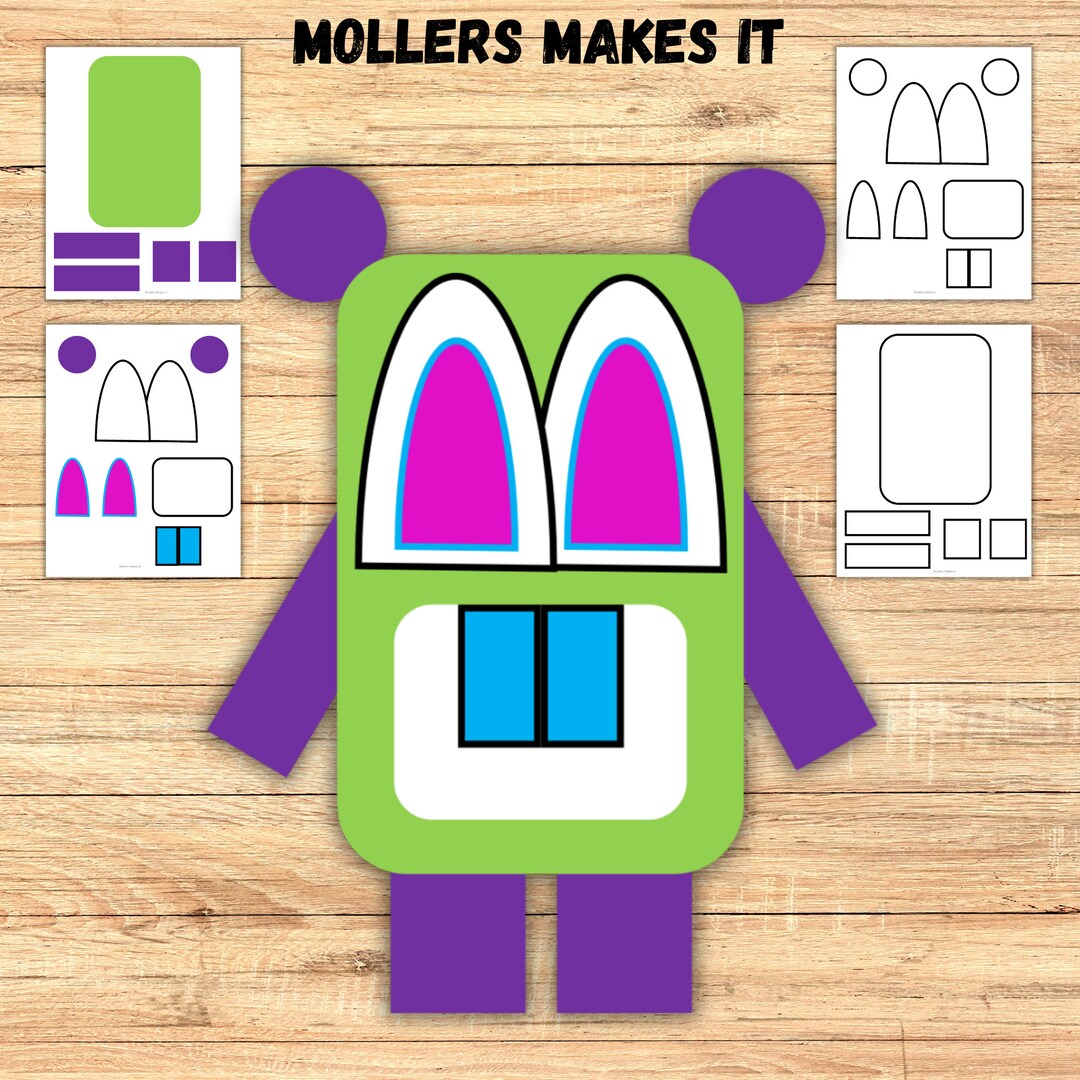 Marvelous Monster Paper Craft for Kids Preschool - Etsy