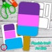 Popsicle Craft Template, Printable Cut and Glue Paper Craft for Kids - Etsy