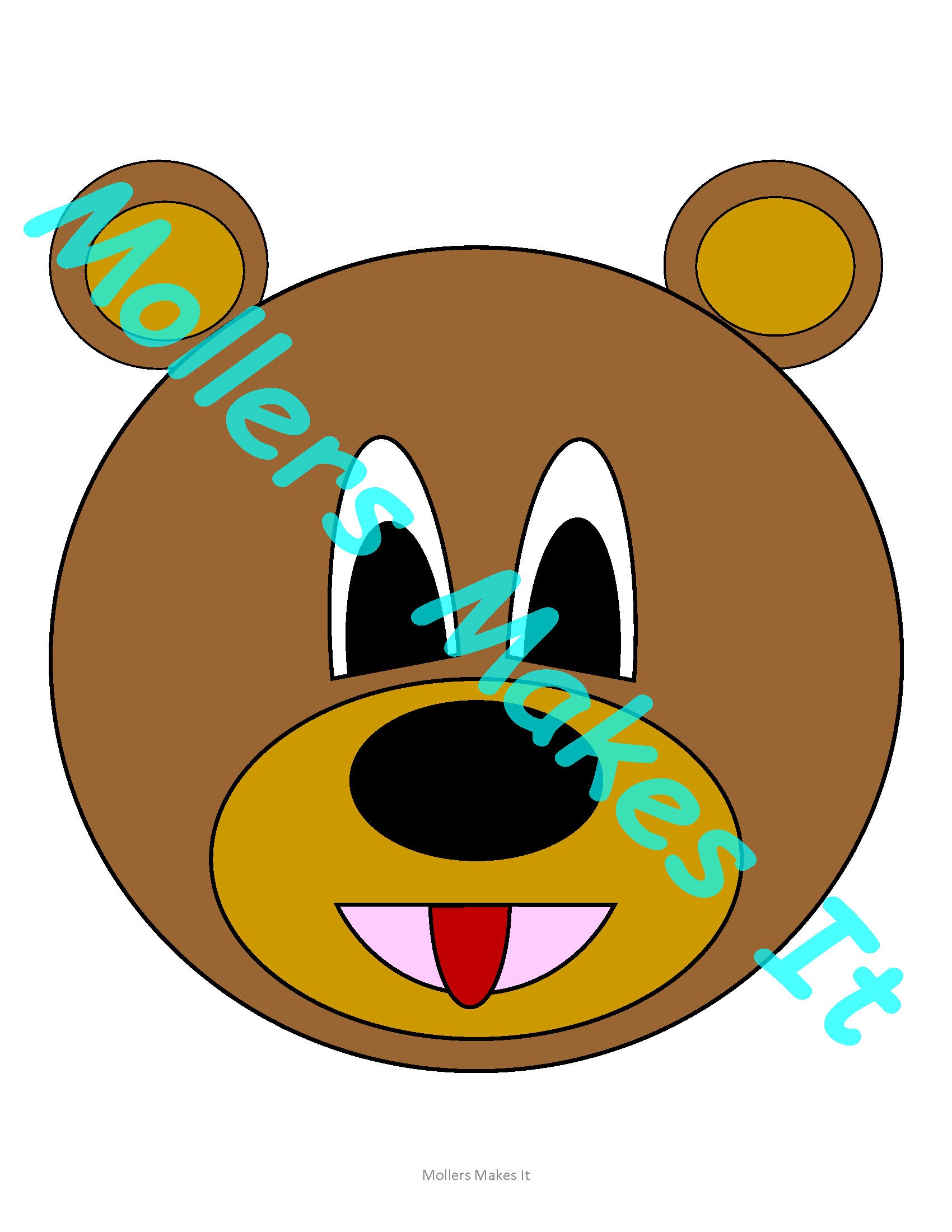 Bear Craft Template for Preschool, Kindergarten, Elementary, Homeschool ...