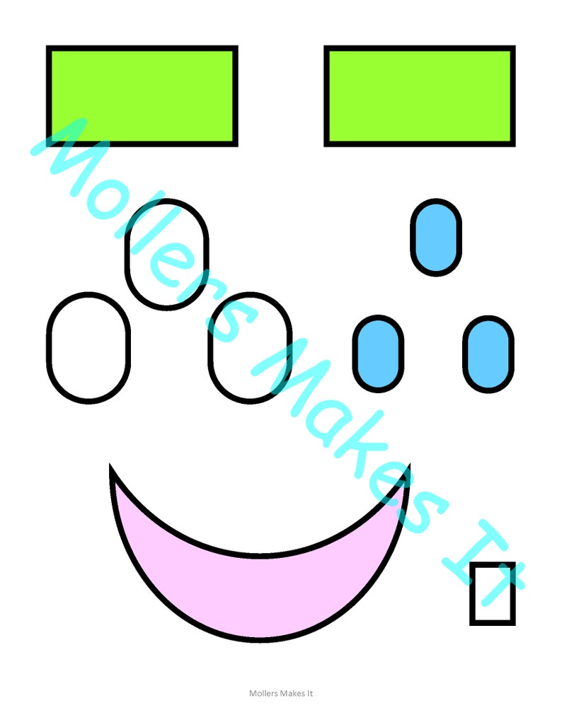 Yellow Monster Craft Template for Kids, Preschool, Kindergarten ...