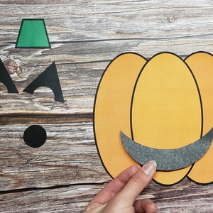 Jack-o-lantern Craft Template for Kids, Preschool, Kindergarten ...