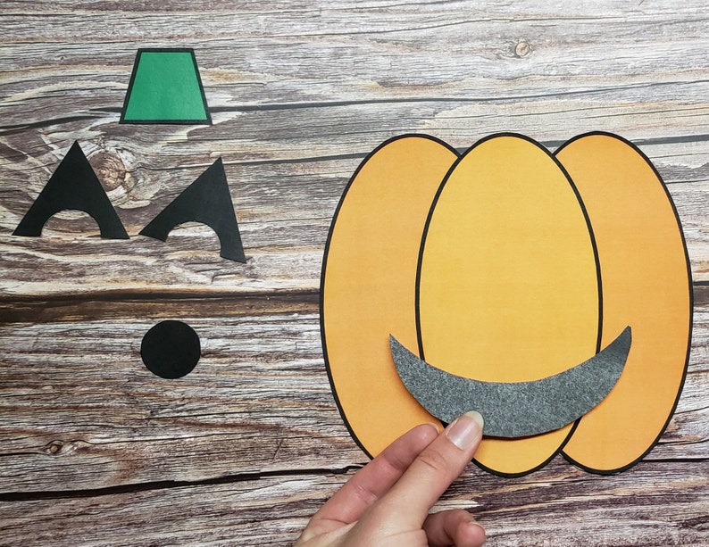 Jack-o-lantern Craft Template for Kids, Preschool, Kindergarten ...