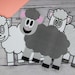 Sheep Craft Template: Kids Cut and Glue Activity (PDF) - Etsy