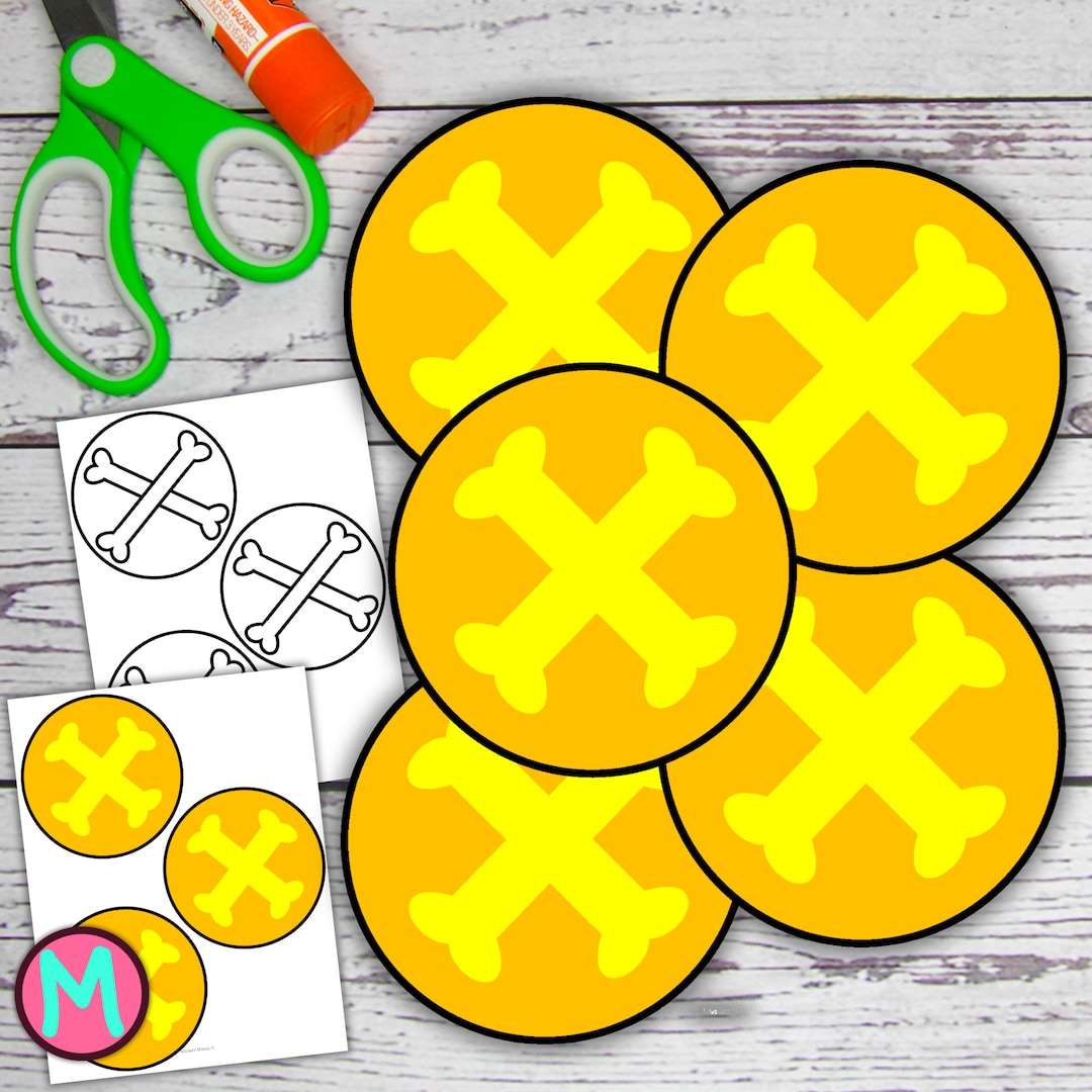 Gold Coin Craft Template for Kids in Preschool, Kindergarten ...
