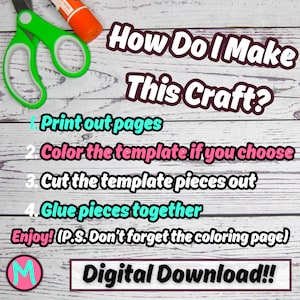 Mouse Craft Template, Simple Toddler Craft, Preschool Cut and Glue ...