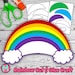 Rainbow Craft Template: Toddler Cut and Glue Activity (PDF) - Etsy