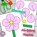 Spring Flowers Craft Template for Preschool, Simple Toddler Craft, 8 ...