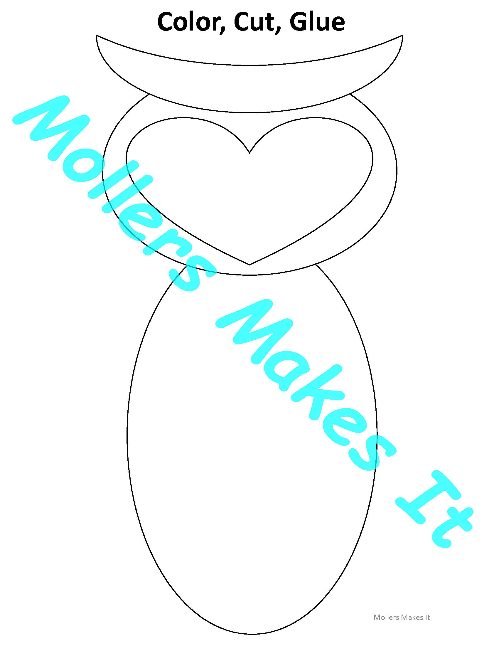 Adorable Owl Paper Craft Printable Pattern Template for Kids - Etsy