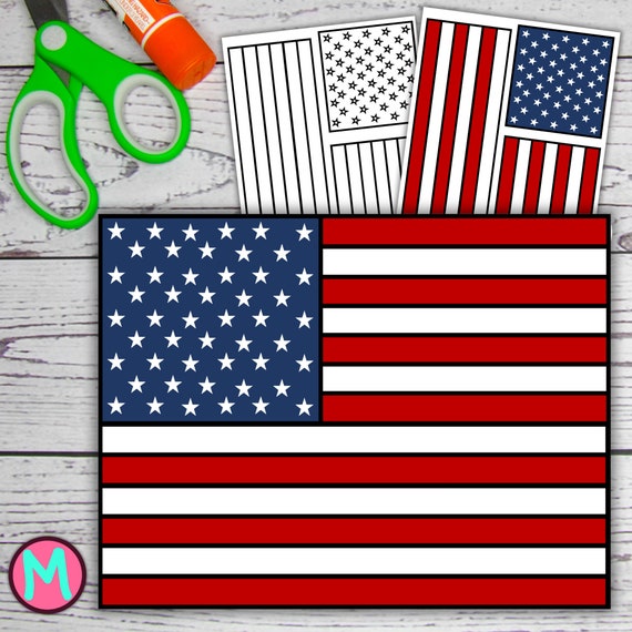 Us Flag Preschool Printables
