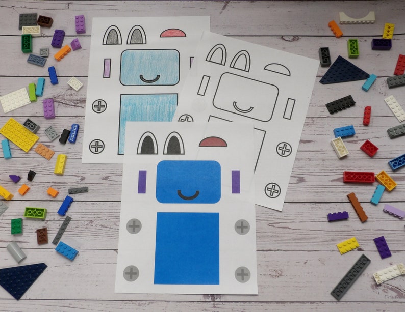 Rare Robot Paper Craft Template for Kids Preschool - Etsy Australia