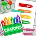 Build Your Own Box of Crayons Craft Template, Printable DIY School ...