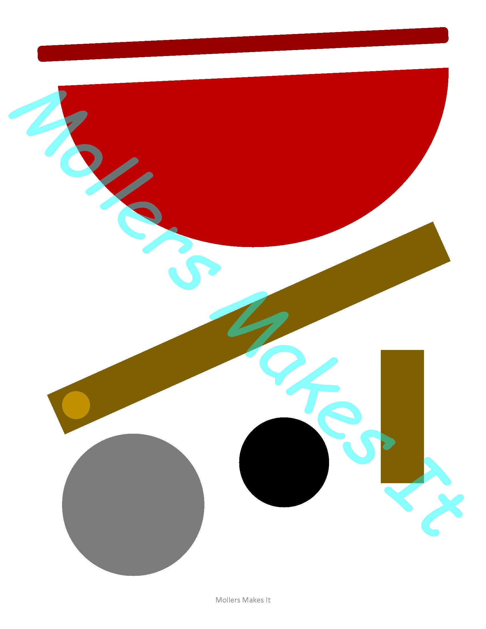 Wheelbarrow Craft Template, Cut and Glue Activity for Preschool ...