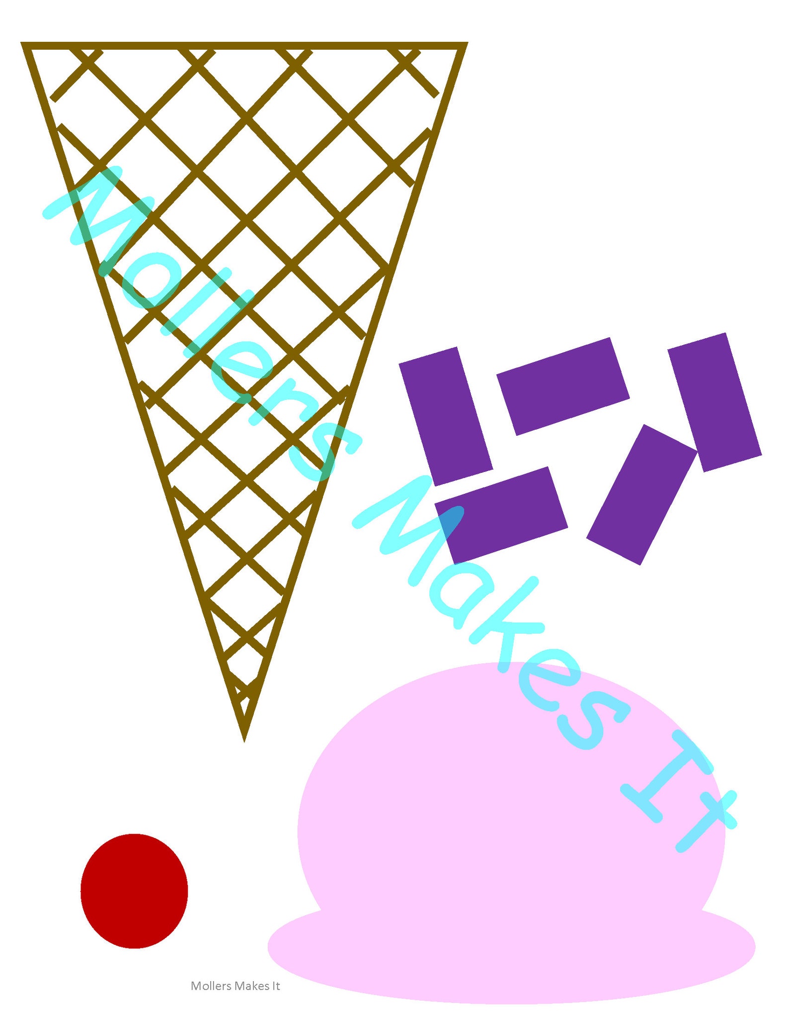 Ice Cream Craft Template for Kids, Preschool, Kindergarten, Elementary ...
