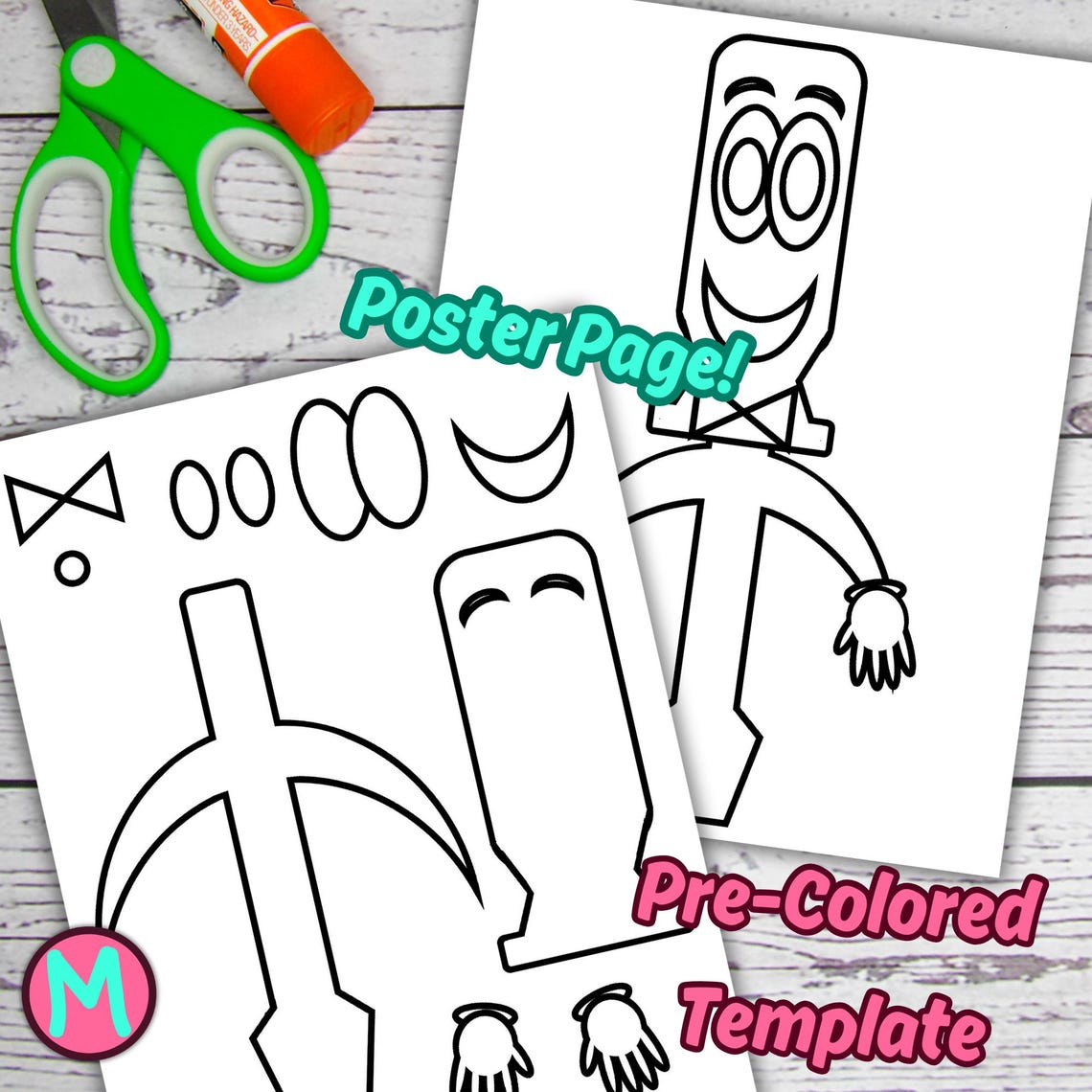 Screwdriver Craft Template for Kids in Preschool, Kindergarten Paper ...