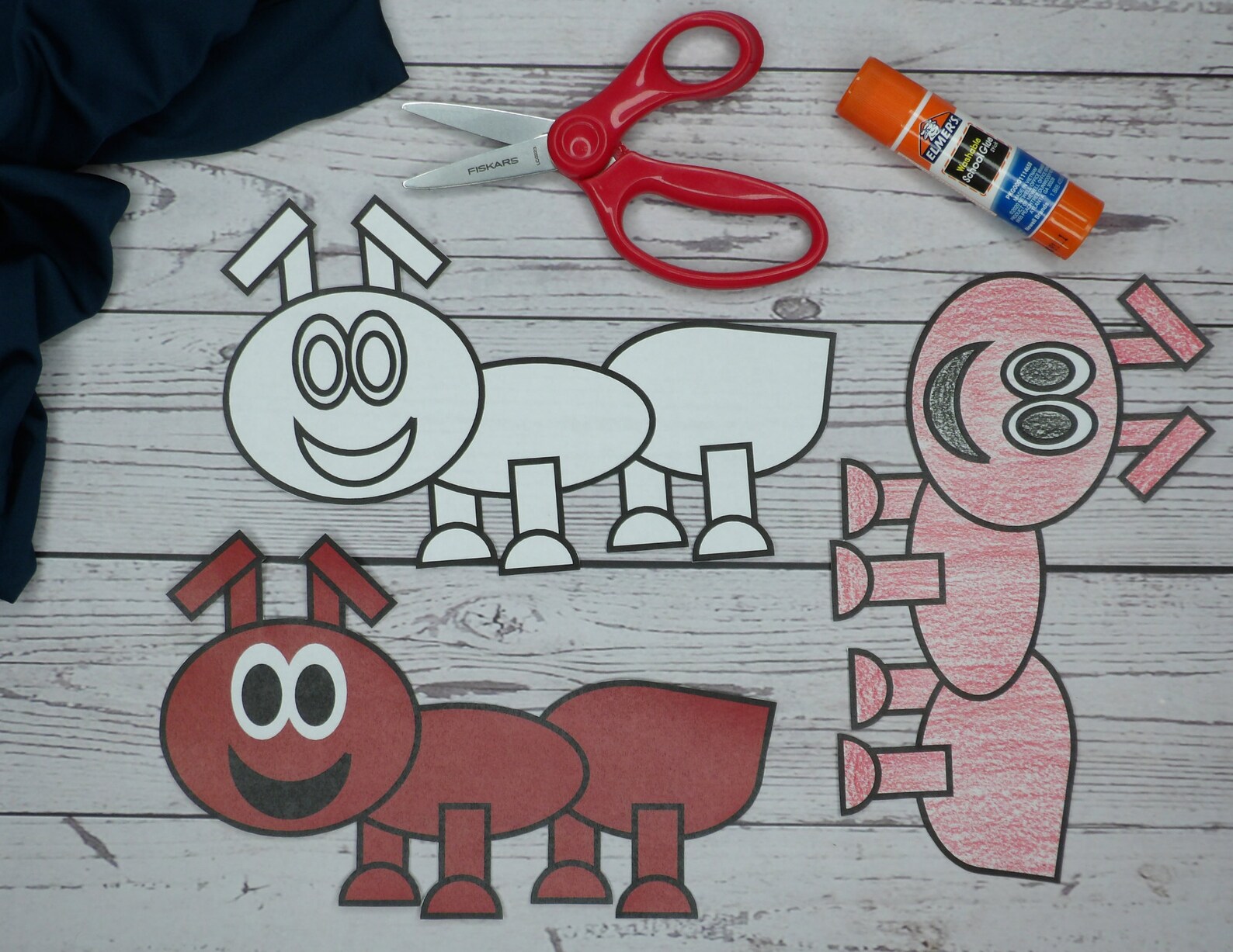 Ant Craft Template: Printable Cut and Glue Activity (PDF) - Etsy