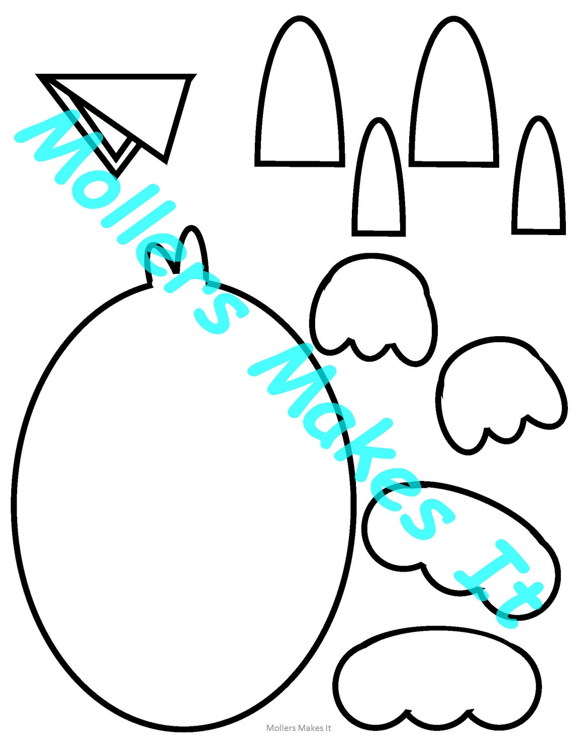 Easter Craft Template Bundle for Kids, Cut and Glue Crafts for ...