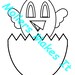 Easter Chick in an Egg Craft Template for Preschool, Kindergarten ...
