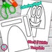 Purple Popsicle Craft Template for Kids, Cut and Glue Activity ...