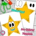 Star Craft Template for Kids: Preschool Cut and Glue Activity (PDF ...