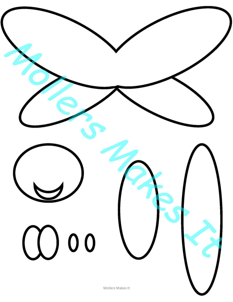 Dragonfly Paper Craft Pattern Template for Kids in Preschool ...