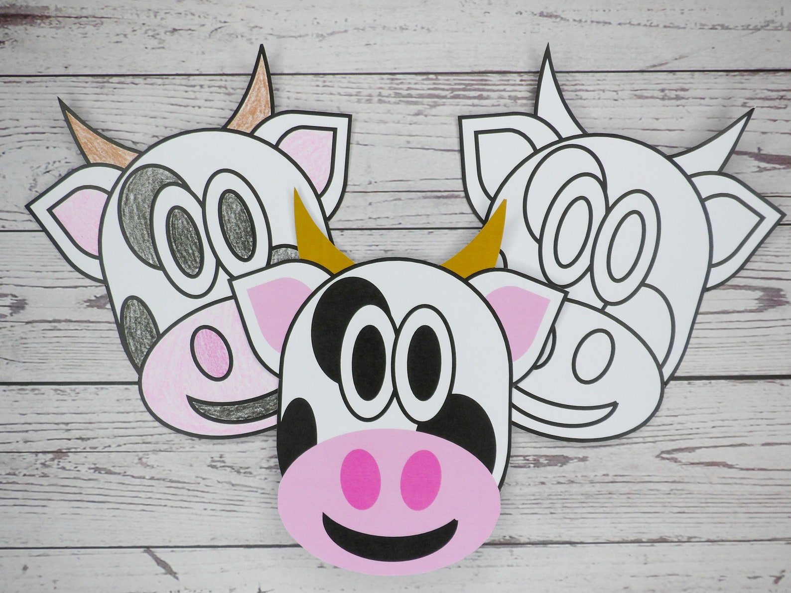 Cow Craft Template for Preschool, Kindergarten, Elementary and ...