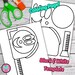 Measuring Tape Craft Template, Construction Tool Cut and Glue Paper ...