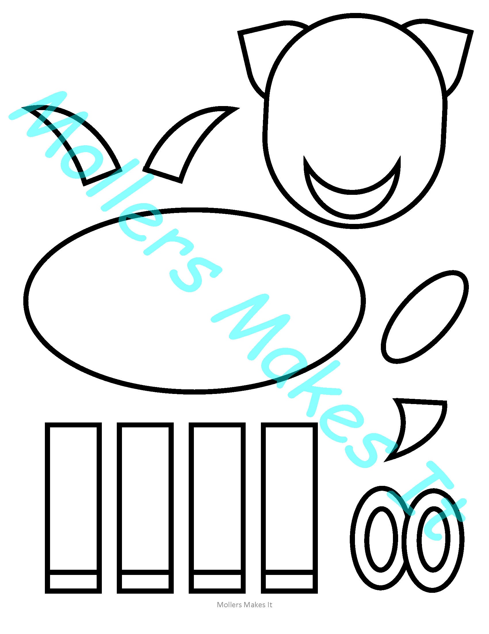 Goat Craft Template, Cut and Paste Craft for Kids, Preschool Activity ...