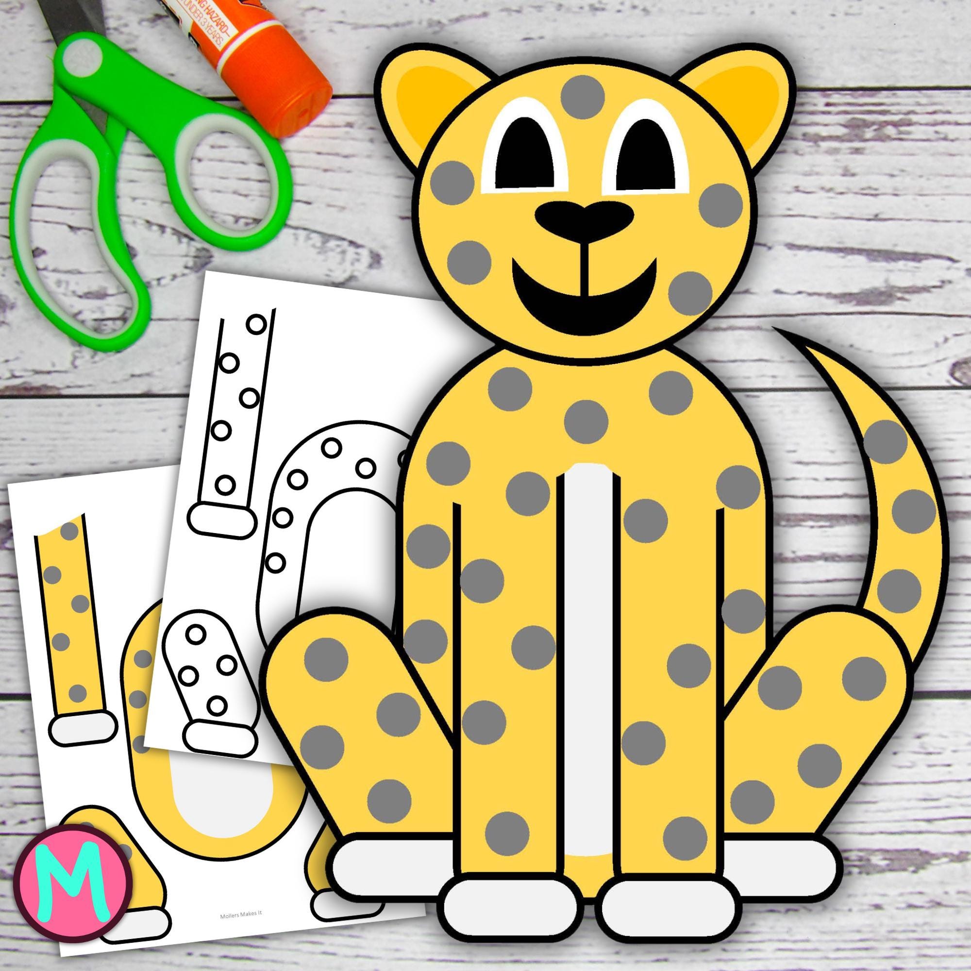 Jaguar Craft Template for Kids Preschool, Fun Animal Craft for Kids ...