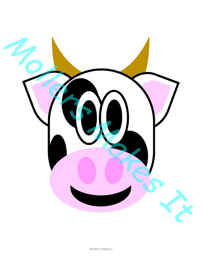 Cow Craft Template for Preschool, Kindergarten, Elementary and ...