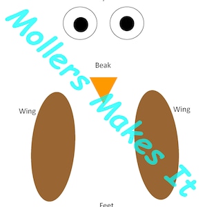 Adorable Owl Paper Craft Printable Pattern Template for Kids - Etsy