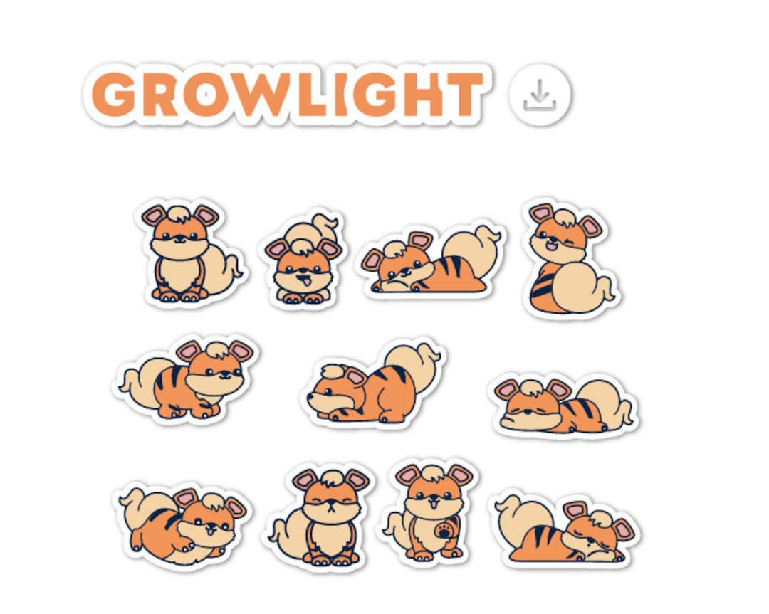 11 Pieces Growlithe Illustration Growlithe Svg Png Eps Tif Jpg Galaxy ...