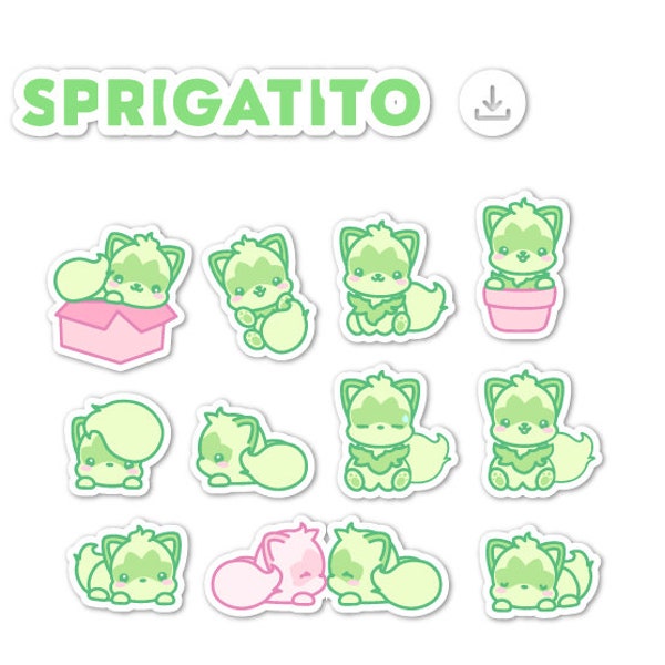 Sprigatito Svg - Etsy