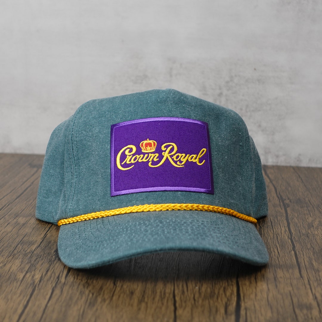 Crown Royal Hat Vintage Drinking Snapback Liquor Clothing - Etsy