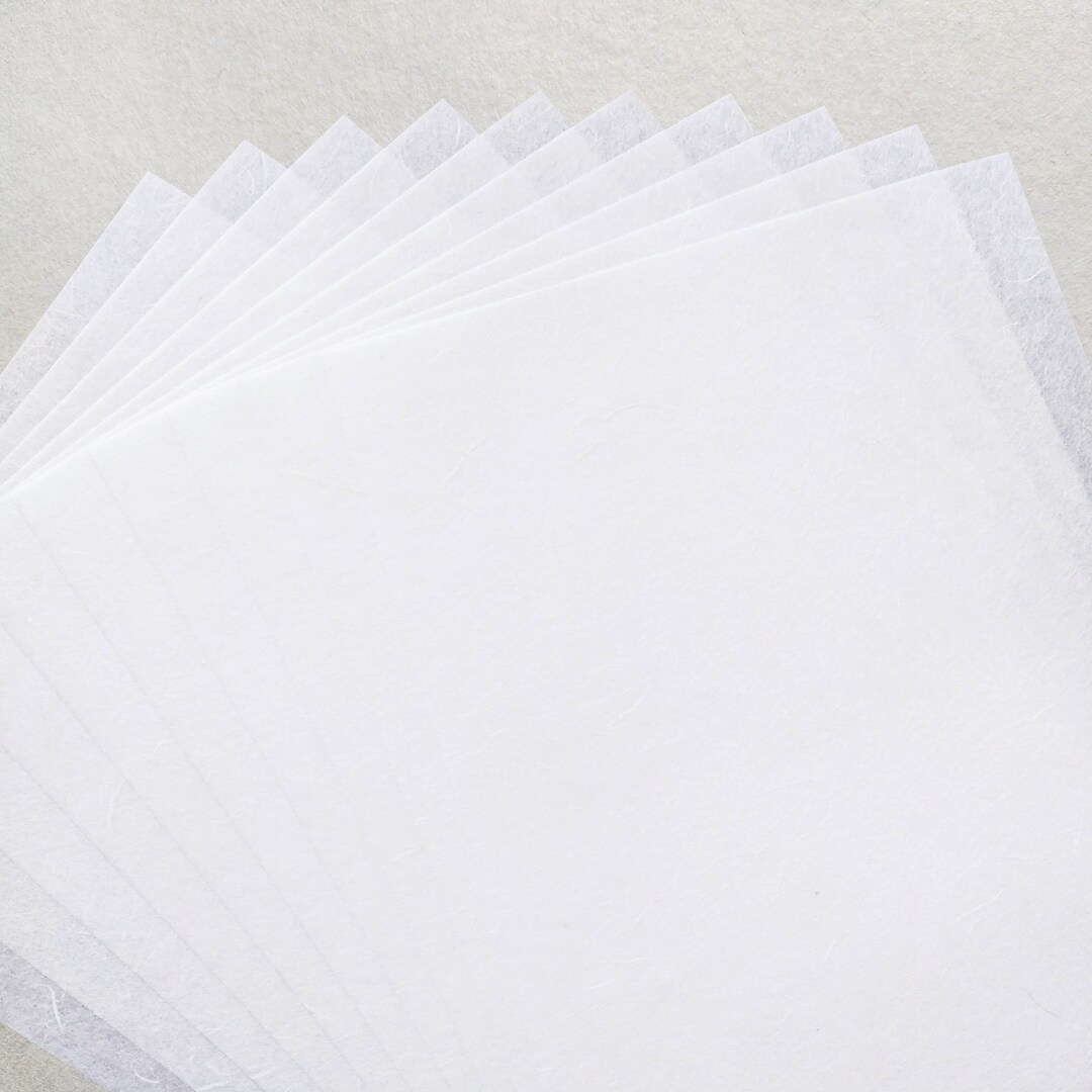 A4 Decoupage Unryu Kozo Washi Paper (40 Sheets, 30 Gsm) | Mulberry ...