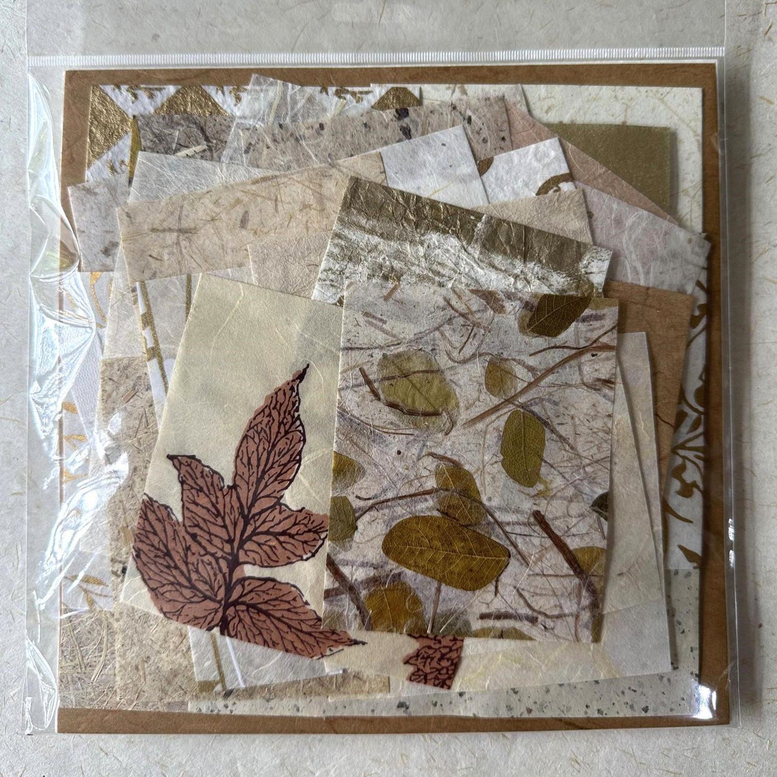 Mulberry Paper Scrap Pack (100 Pieces) - Golden Harvest - Etsy