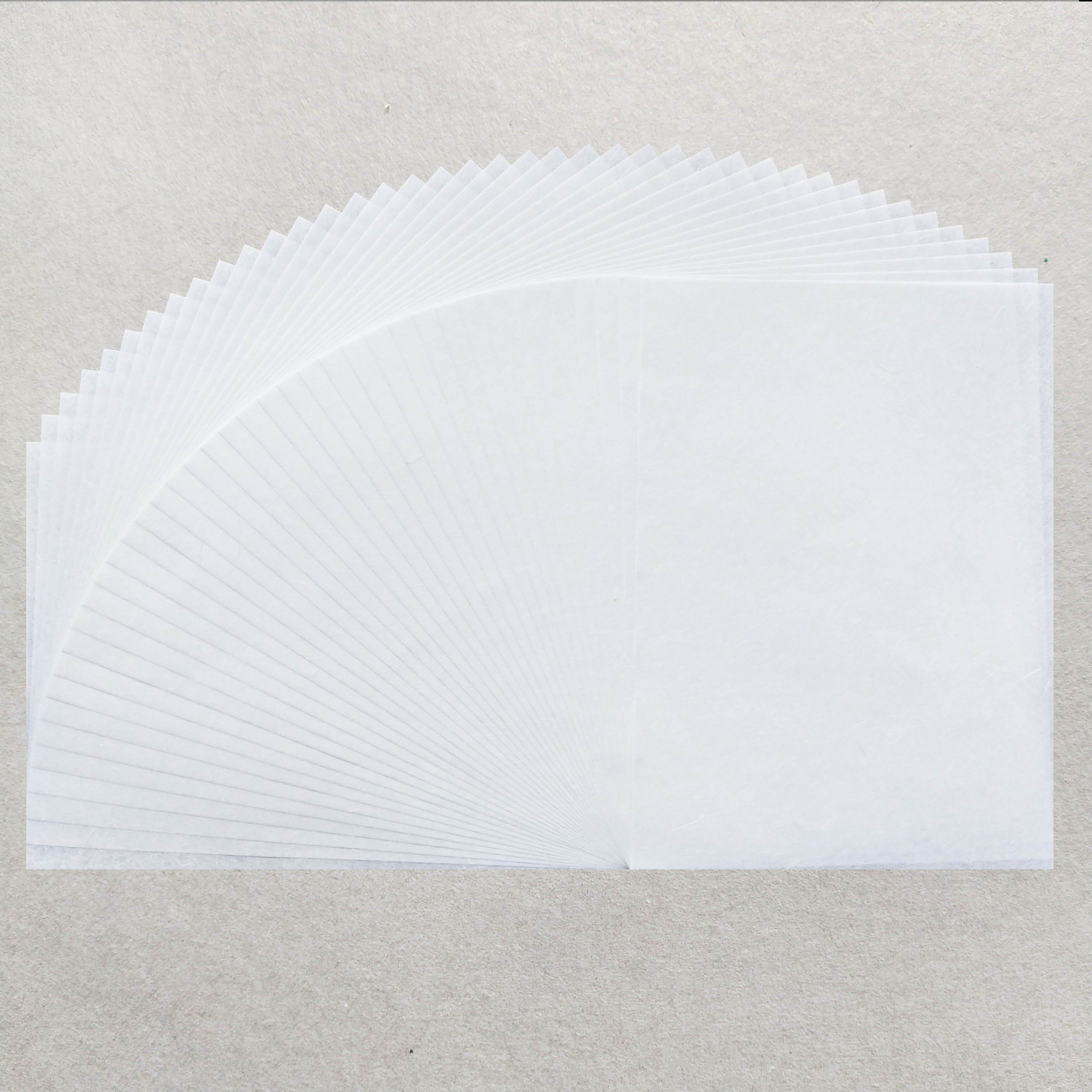 A4 Decoupage Unryu Kozo Washi Paper (40 Sheets, 30 Gsm) | Mulberry ...
