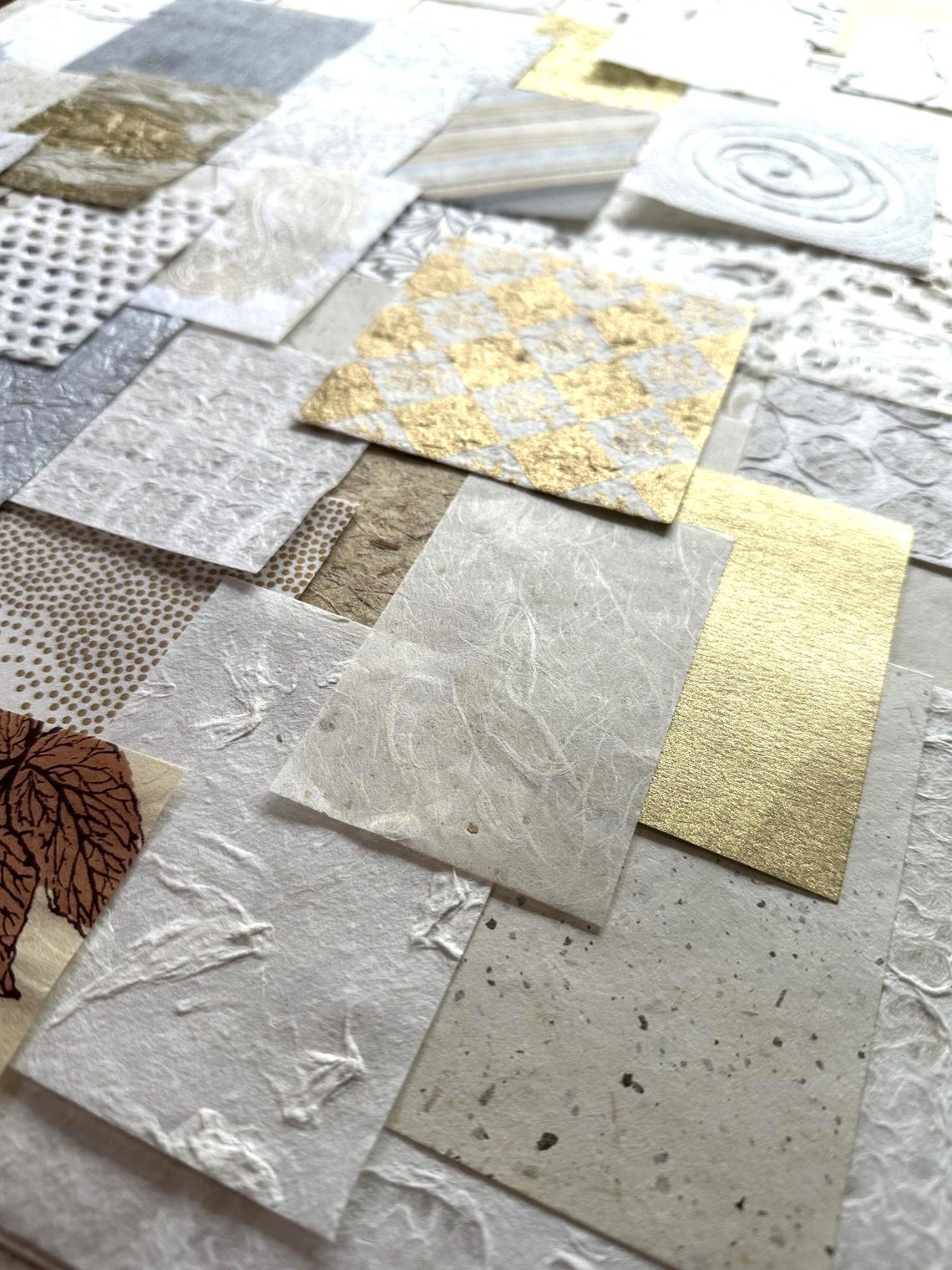 Mulberry Paper Scrap Pack (100 Pieces) - Golden Harvest - Etsy