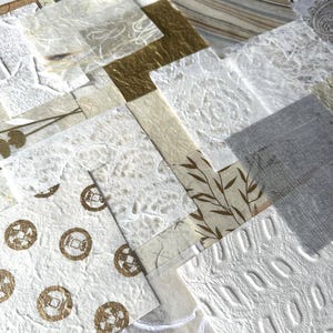 Mulberry Paper Scrap Pack (100 Pieces) - Golden Harvest - Etsy