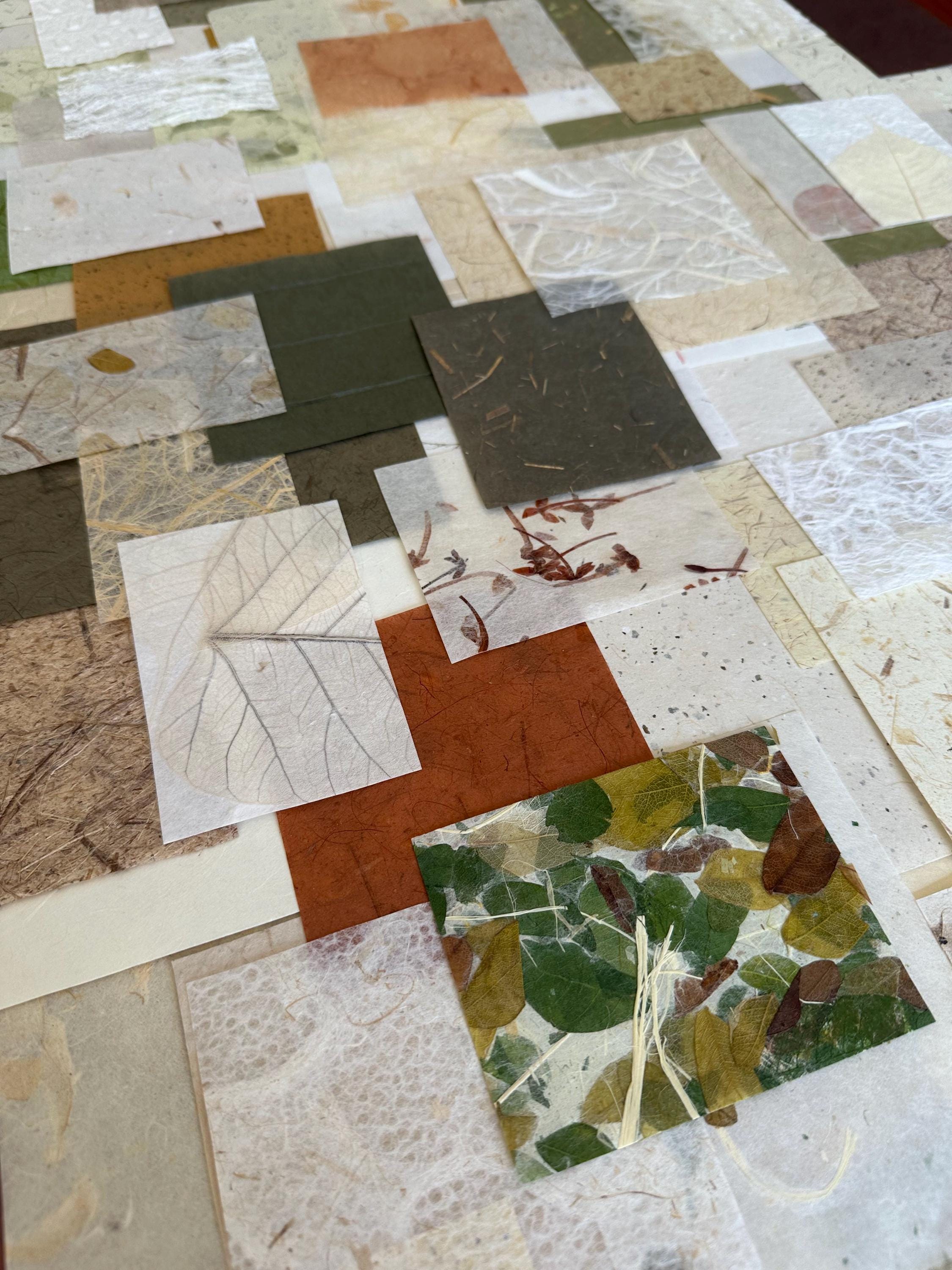 Mulberry Paper Scrap Pack (100 Pieces) - Garden Grove - Etsy