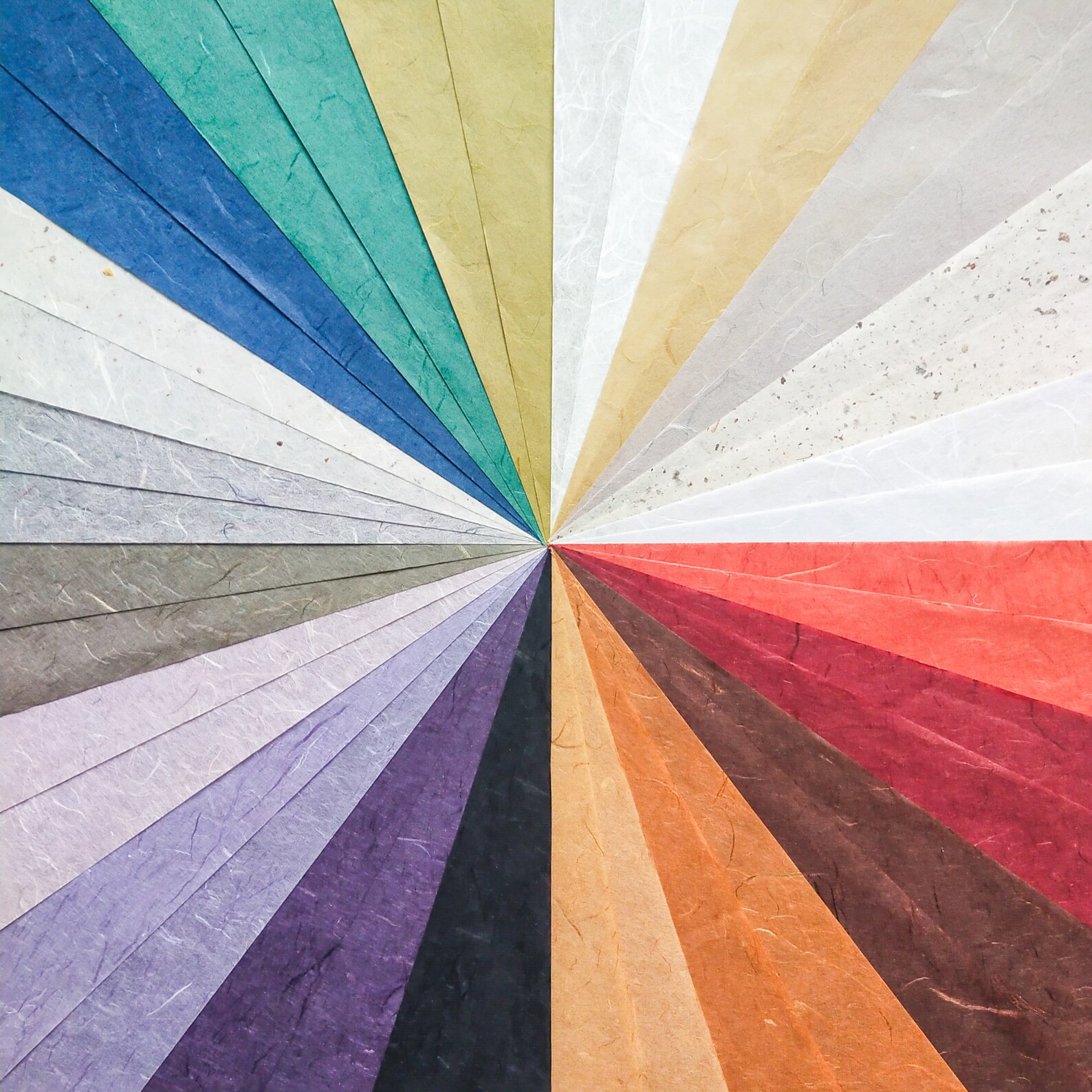 Assorted A4 Pastel Unryu Kozo Paper Set 40 Sheets Mulberry Paper by ...