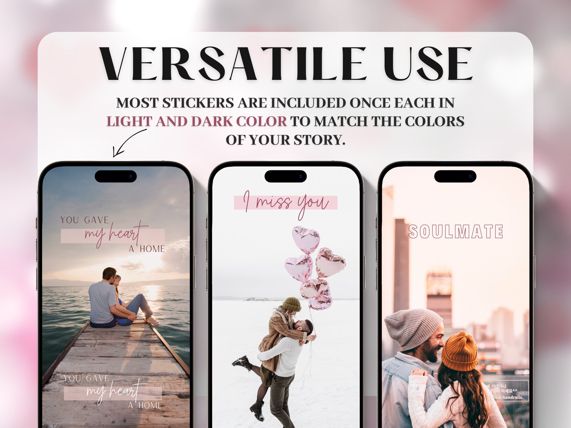 Instagram Story Stickers Valentine's Day | Love | Relationship | Basic ...