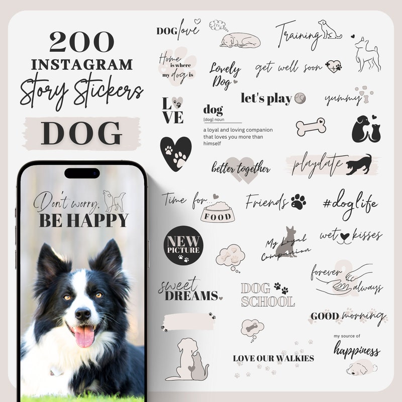 Dog Stickers - Etsy
