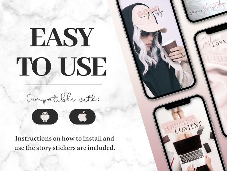 Instagram Story Sticker Content Creator Influencer Blogger - Etsy